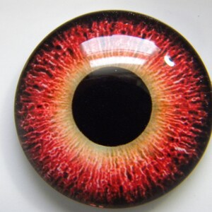 Glass Eyes, Red Eyes, Red Doll Eyes, Doll Eyes, Craft Eyes, Eyes for ...