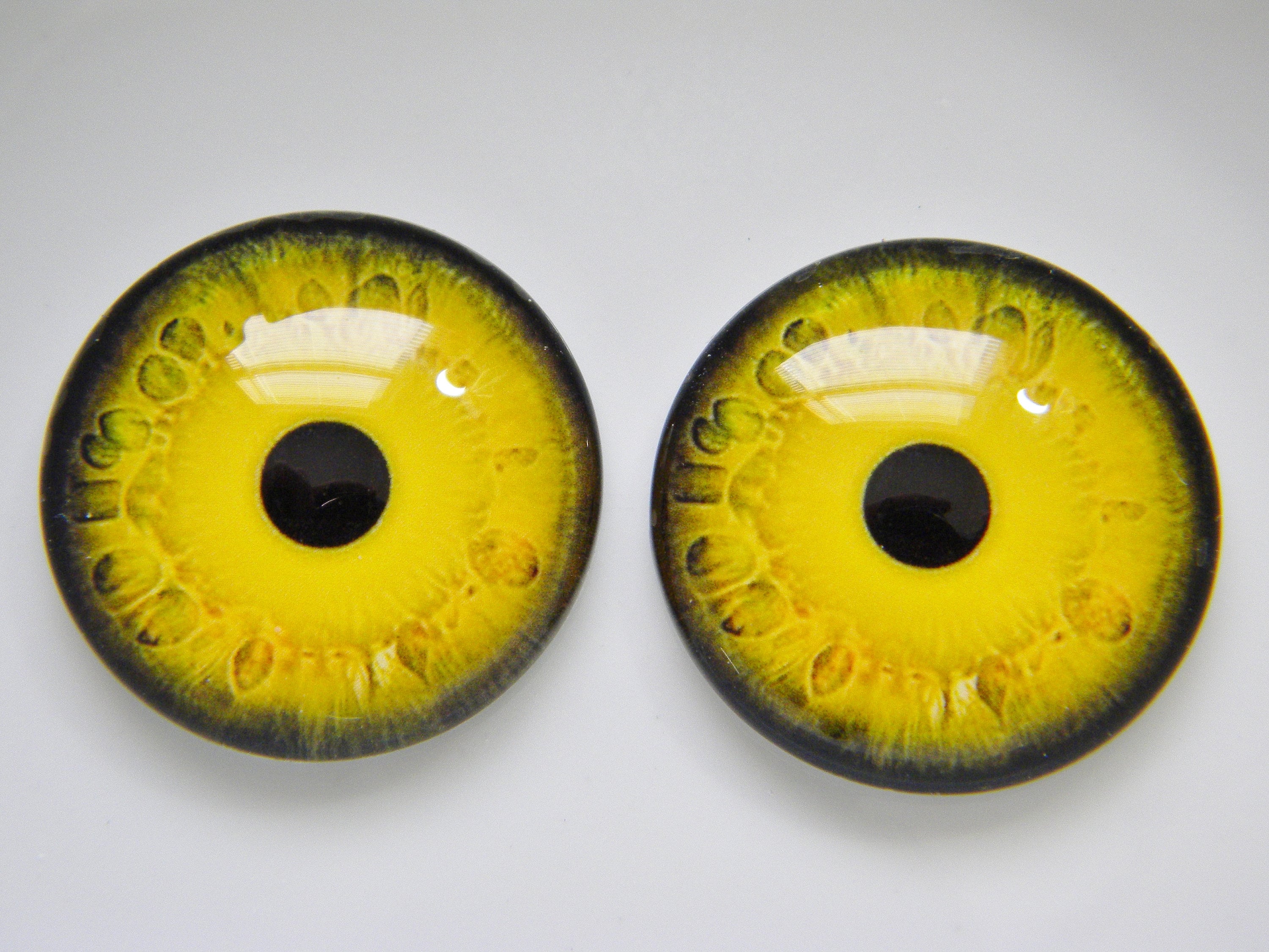 Glass eyes monster eyes yellow monster eyes zombie eyes | Etsy
