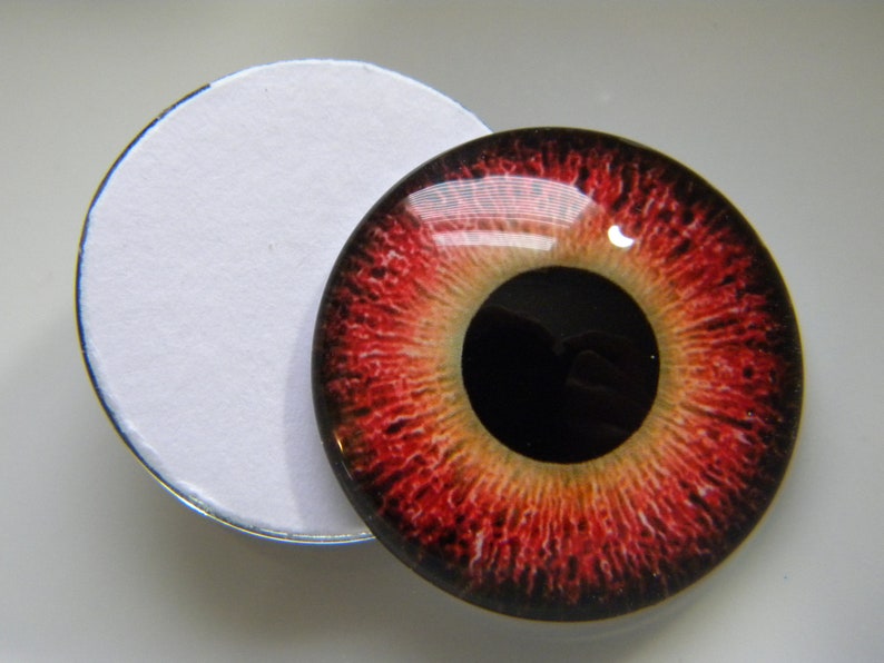 Glass Eyes, Red Eyes, Red Doll Eyes, Doll Eyes, Craft Eyes, Eyes for ...
