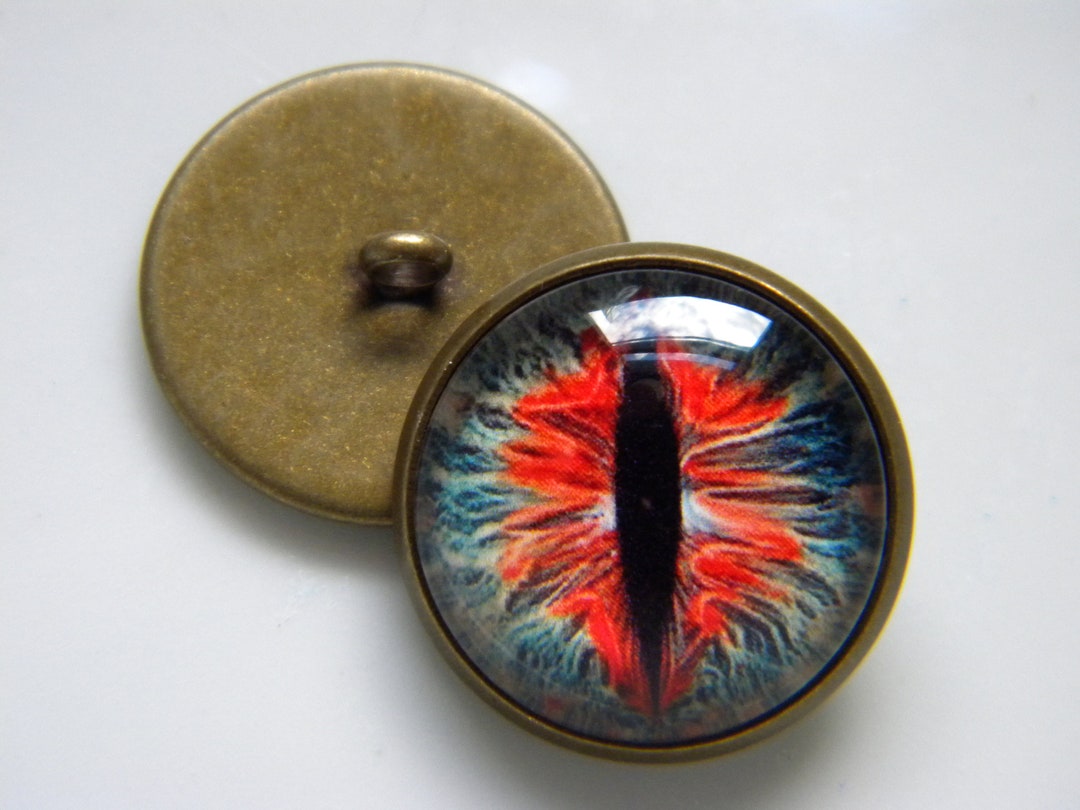 Glass Eyes, Sew on Eyes, Sew-on Eyes, Button Eyes, Blue Eyes, Loop Back ...