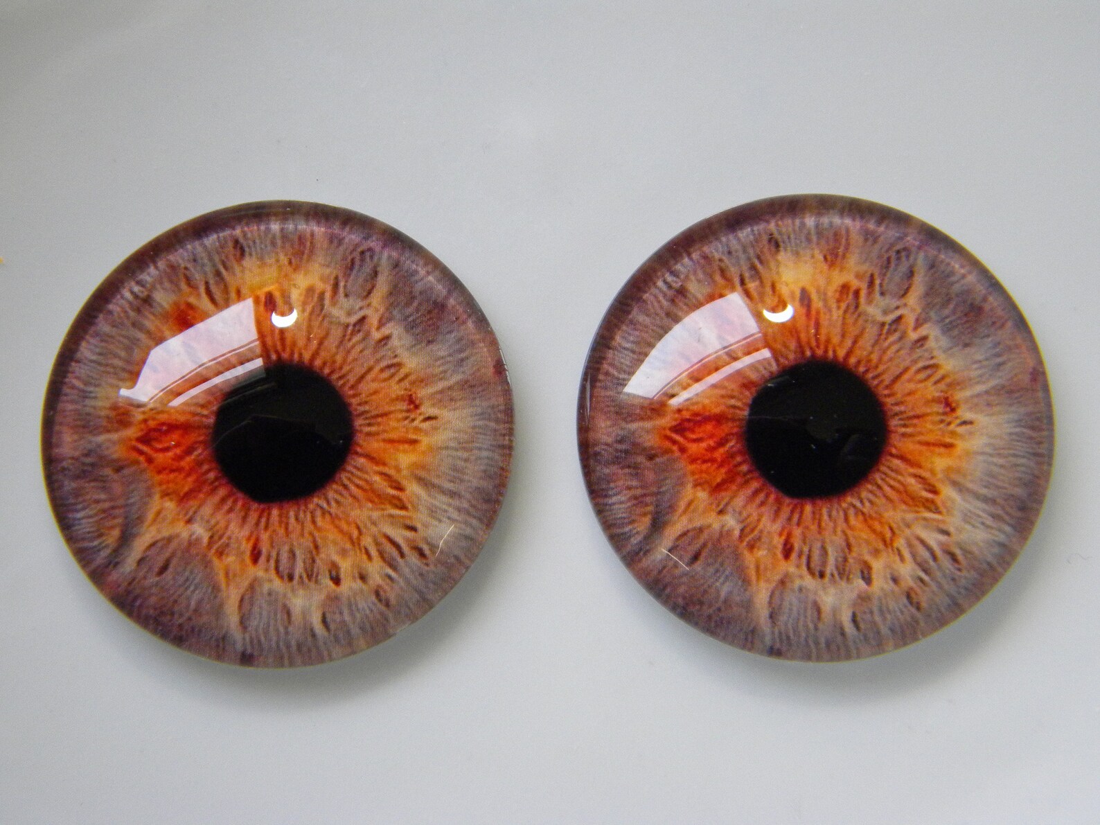 Glass Eyes Rust Colored Eyes Doll Eyes Rust Colored Doll | Etsy