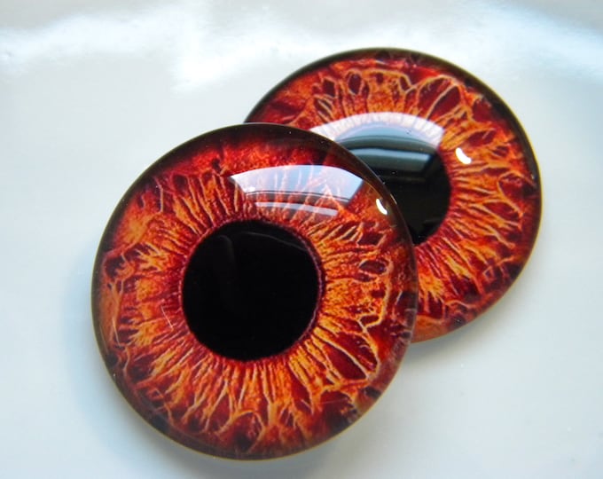 25mm Glass Eye Cabochon - Etsy