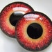 Glass Eyes, Red Eyes, Red Doll Eyes, Doll Eyes, Craft Eyes, Eyes for ...
