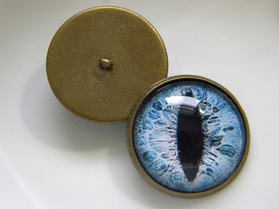 Glass Eyes Sew on Eyes Blue Eyes Blue Cat Eyes Button | Etsy