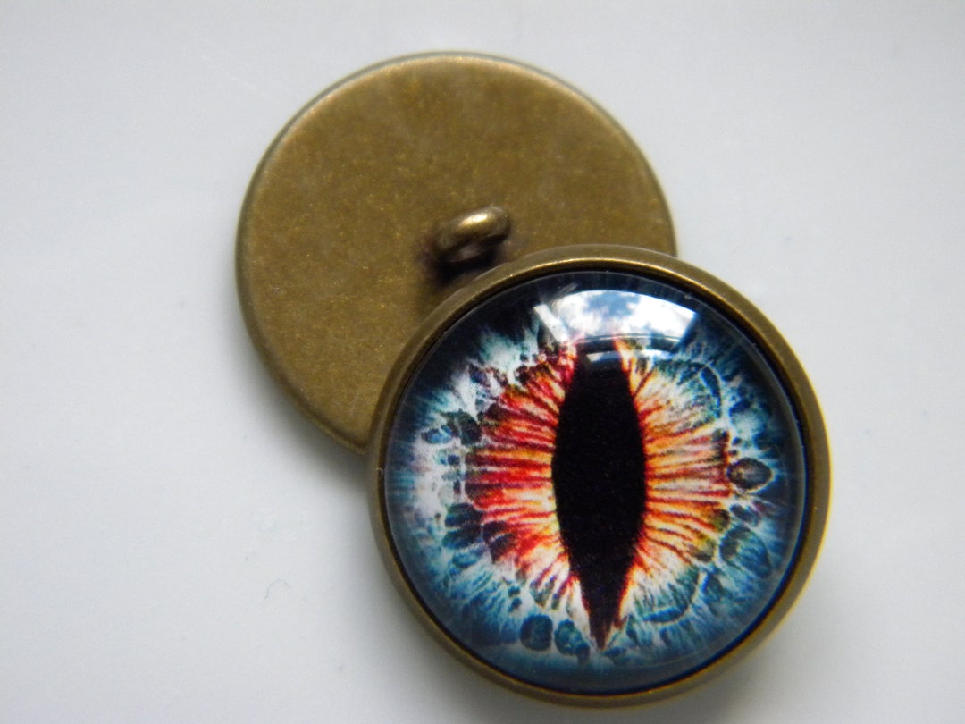 Glass Eyes, Sew on Eyes, Sew-on Eyes, Button Eyes, Blue Eyes, Loop Back ...