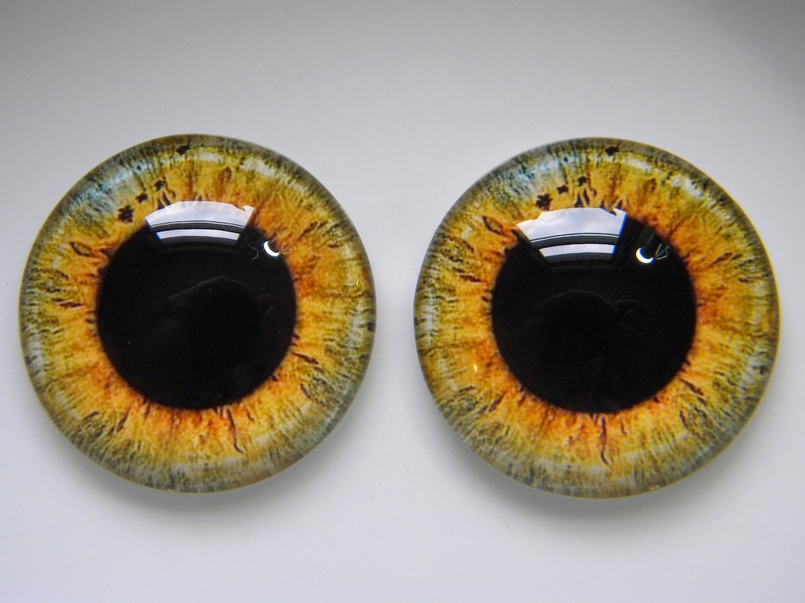 Glass Eyes, Large Pupil Eyes, Golden Eyes, Doll Eyes, Gold Doll Eyes ...