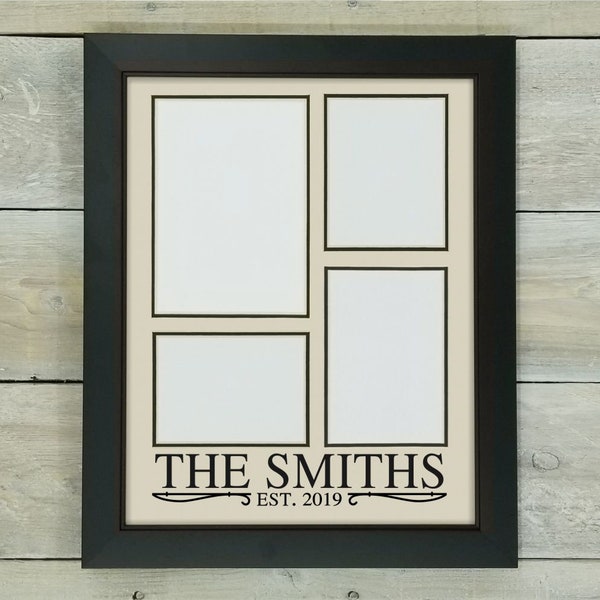 Last Name Framed - Etsy