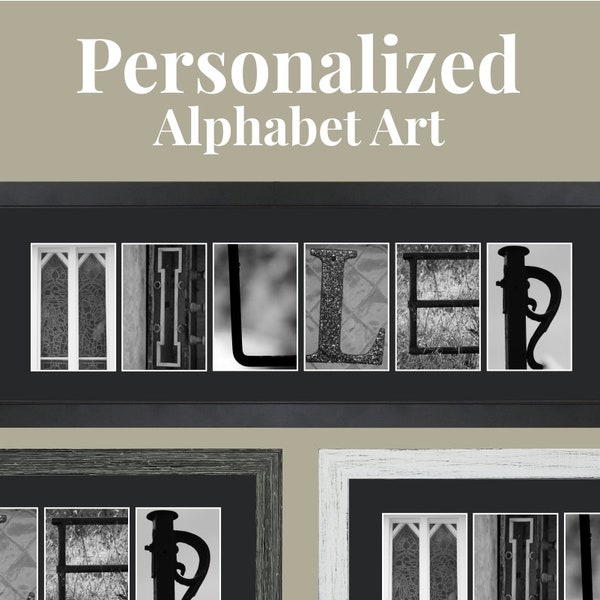 Alphabet Photography - Etsy