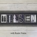 Alphabet Letter Art Last Name Photography Framed Wedding Gift ...
