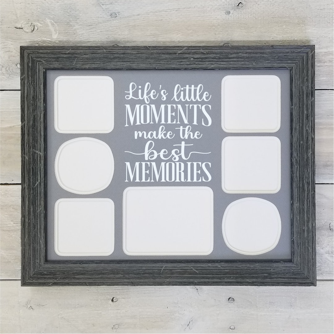 Life's Little Moments Make the Best Memories Photo Mat Family Frame ...