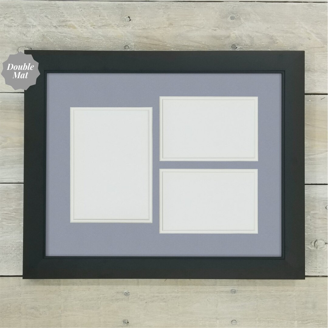 3 Photo Opening Photo Mat - for 5x7 and 4x6 Photos, Collage Matboard ...