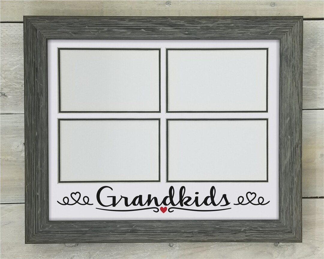 Grandkids Photo Mat Grandkids Frame, Grandkids Gift, Grandchildren ...