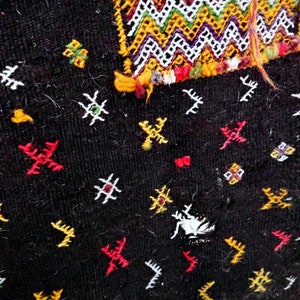 Berber Wool Burnous Cape Handwoven Moroccan Design Vintage - Etsy