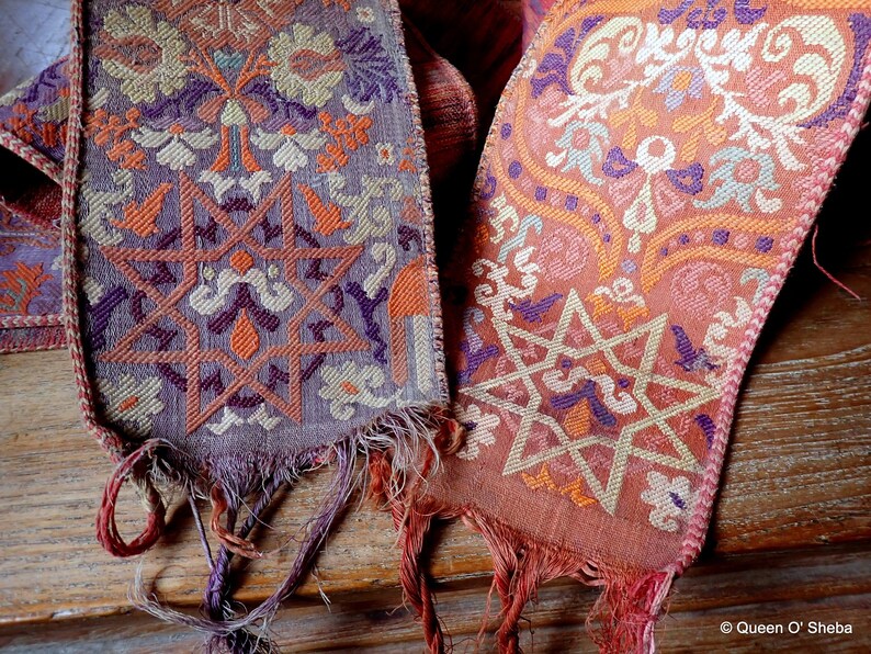 Moroccan Fez Sash Lampas Brocade Weaving Large Bridal Belt - Etsy