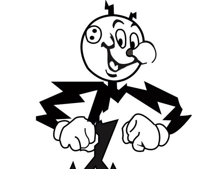 Reddy Kilowatt Svg Vector Logo - Etsy