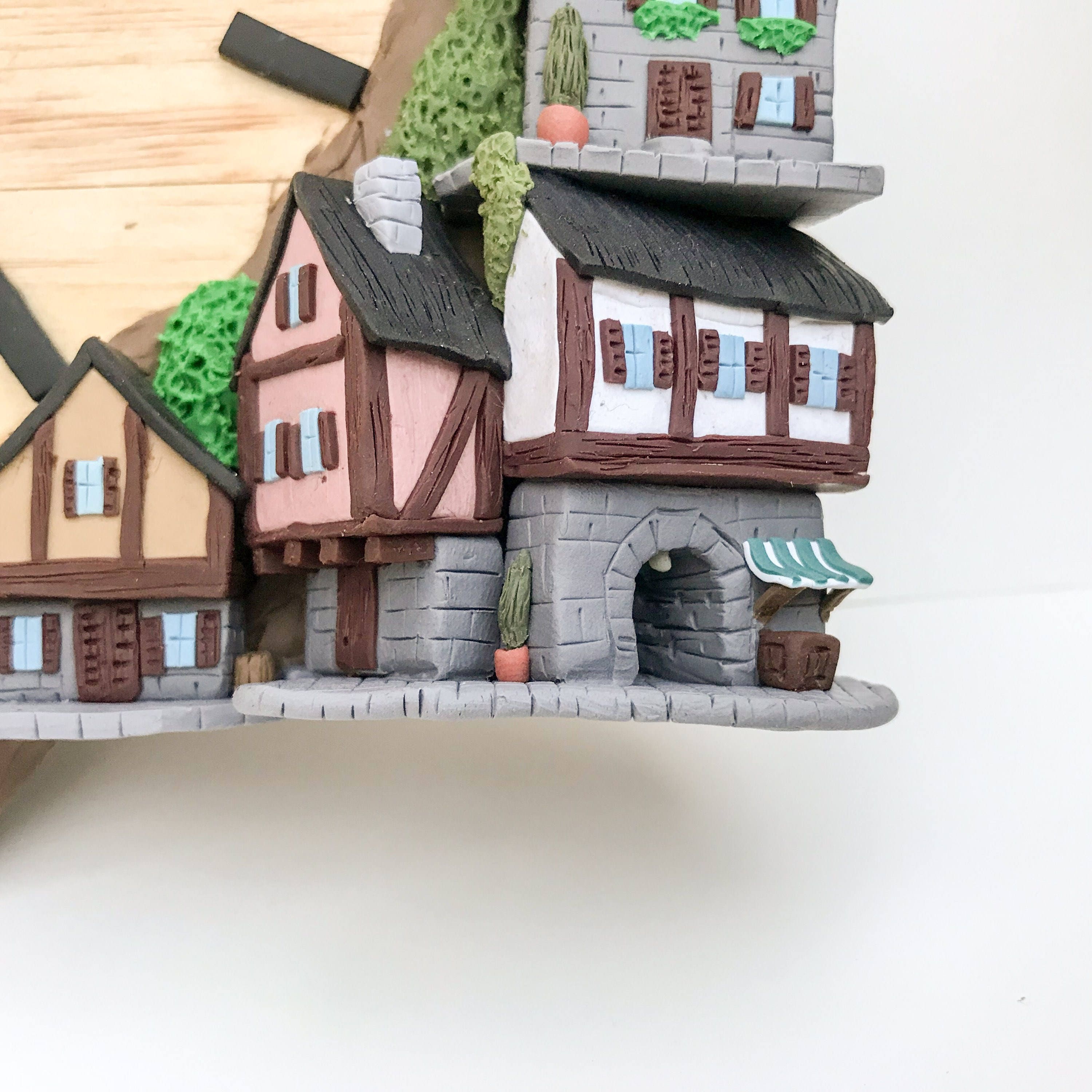 Medieval Wall Clock Handmade and Sculpted Miniature - Etsy