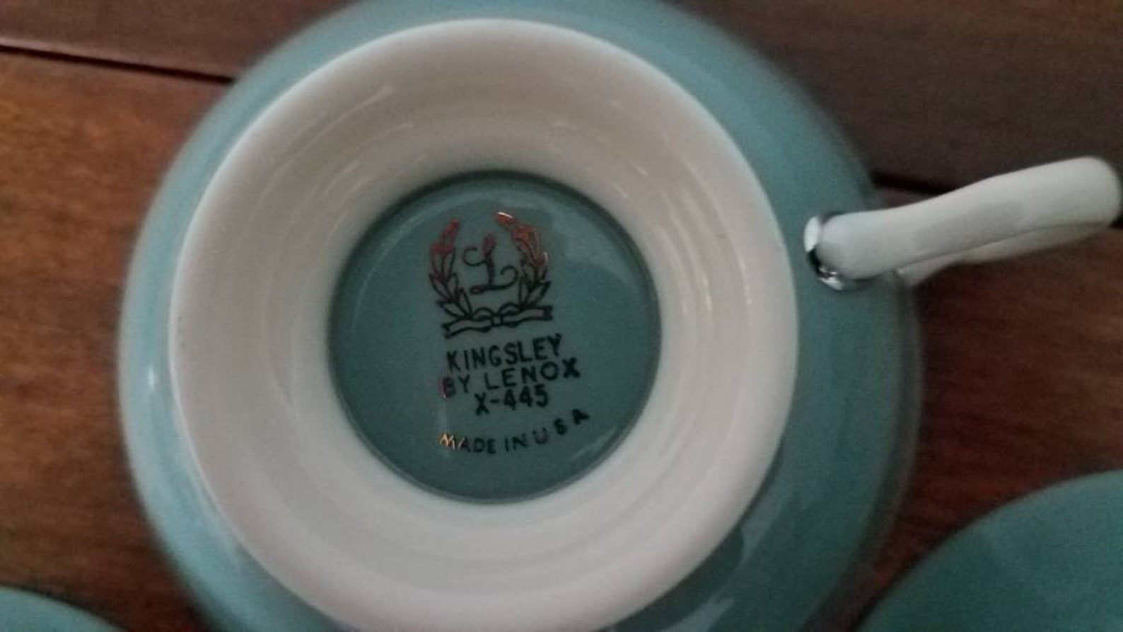 3 Kingsley by Lenox Tea Cups and Saucers - Etsy