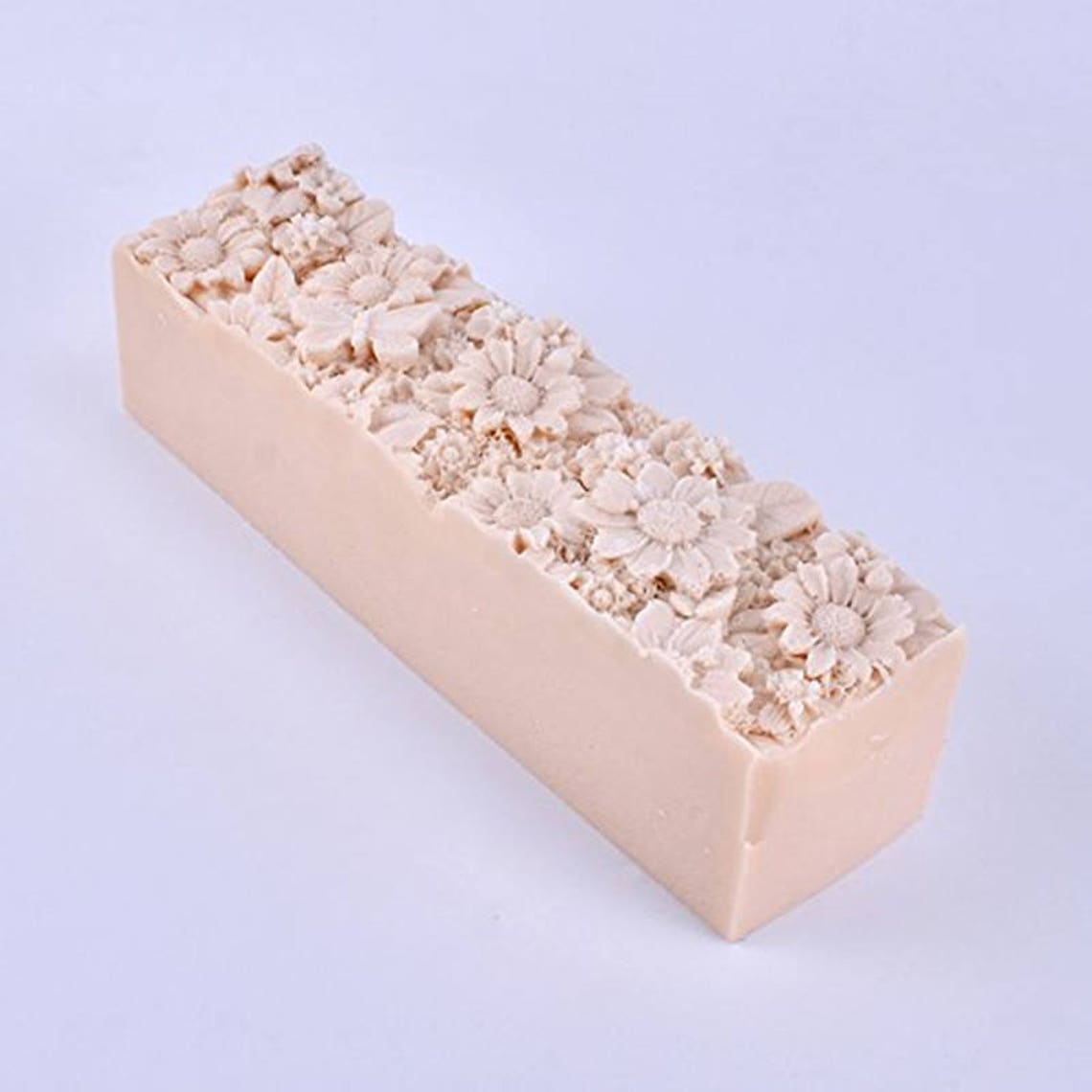 D0021 Silicone Loaf Soap Craft Embossed Soap Silicone Mold Set - Etsy