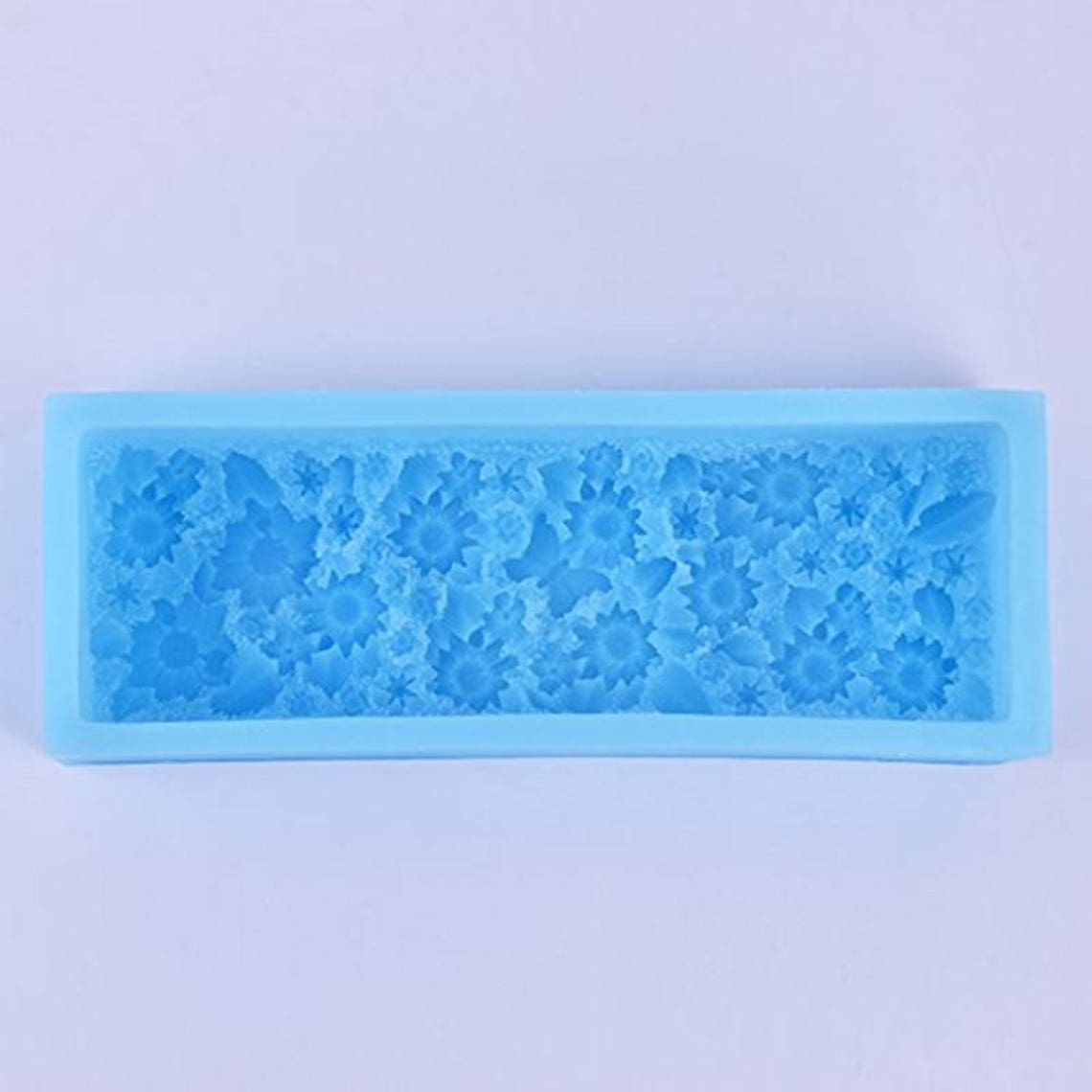 Big Rectangle Loaf Silicone Soap Mold With Decorative Patterns | Etsy