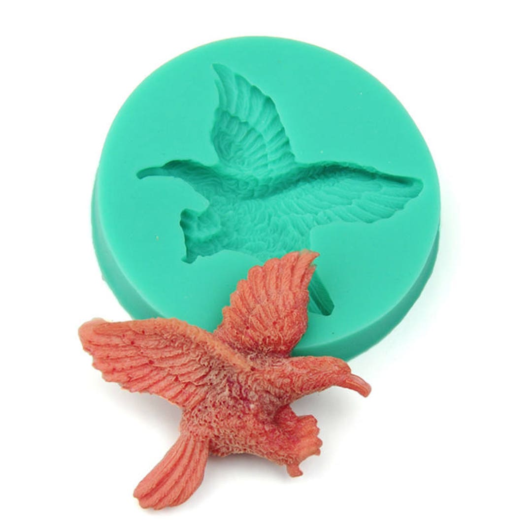 Eagle Sshape Silicone Fondant Cake Mold Soap Mold Chocolate Mold Super ...
