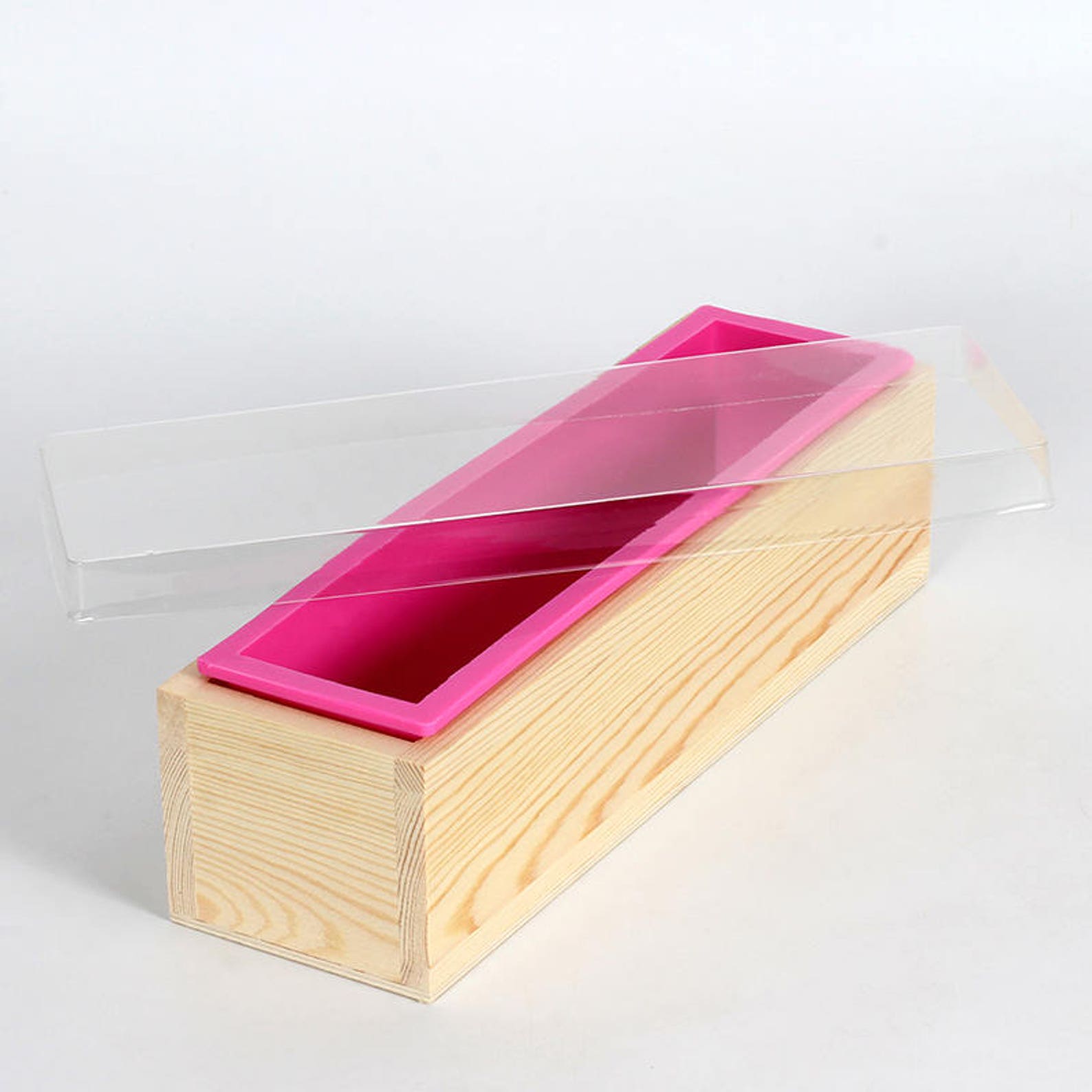 D020S Rectangular Silicone Soap Mold With Transparent Vertical - Etsy