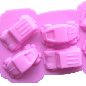 Free Shipping 6-cavity Car Creativity Cake Mold Mould Silicone Mold ...