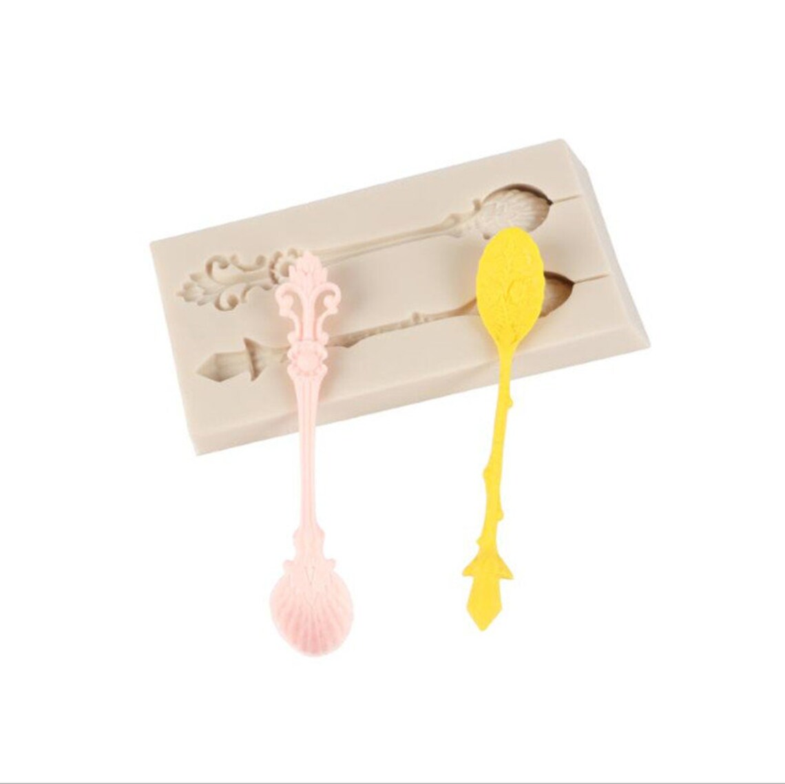 Creative Small Spoon Handmade Soap Silicone Mold Fondant Cake | Etsy