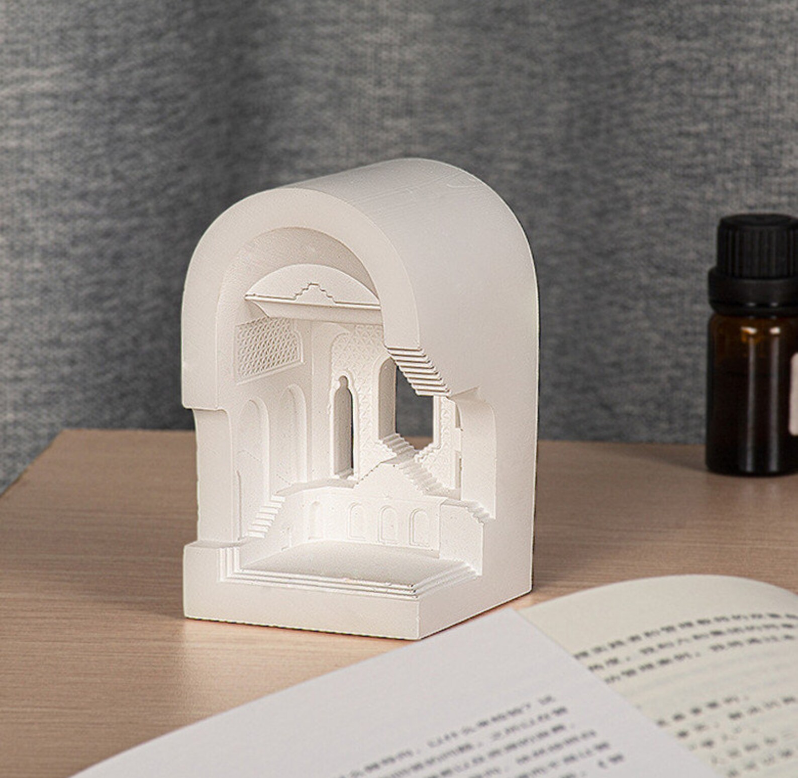 3D European Castle Palace Diffuser Stone Silicone Mold Diy Scented ...