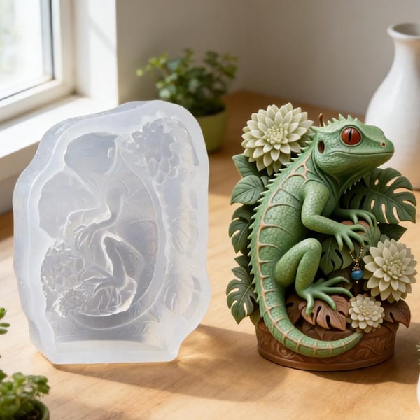 Molde de iguana - Etsy México