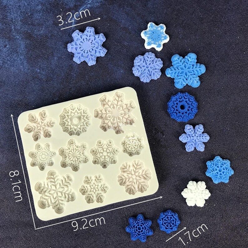 Christmas Snowflakes Collection Shape Cake Mold Chocolate Mold | Etsy