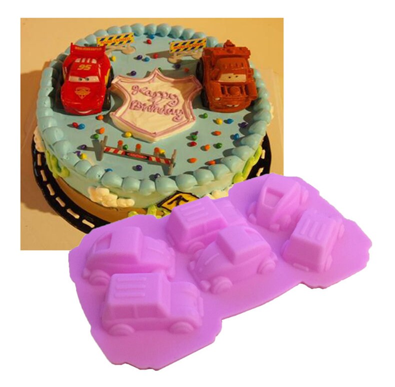 Free Shipping 6-cavity Car Creativity Cake Mold Mould Silicone | Etsy