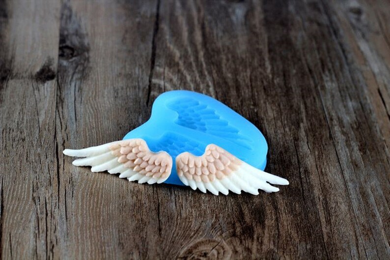 DIY Cup Cake Decoration Angel Wings Wings Chocolate Fondant - Etsy