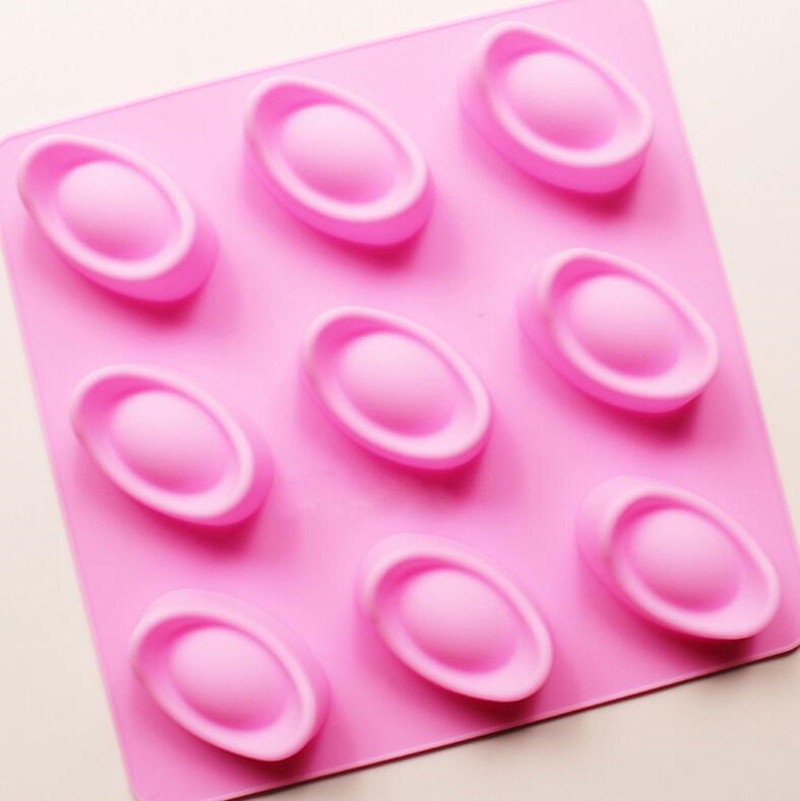 9-cavity Gold Ingot Shape Fondant Cake Mold Mould Silicone | Etsy