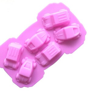 Free Shipping 6-cavity Car Creativity Cake Mold Mould Silicone Mold ...