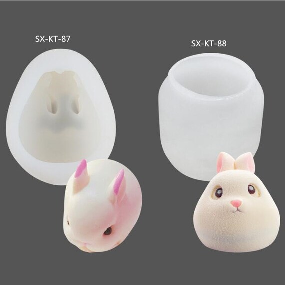 3D Rabbit Silicone Mold Rice Cake Jelly Bun Silicone Soap Mold - Etsy
