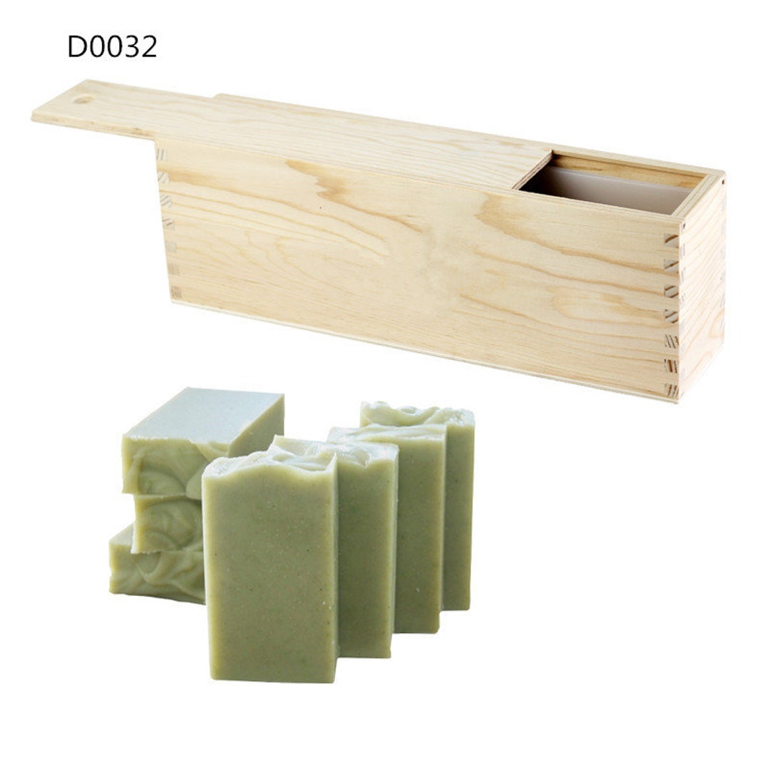 Silicone Soap Mold Tall and Skinny Loaf Mould With Wooden Box for DIY ...