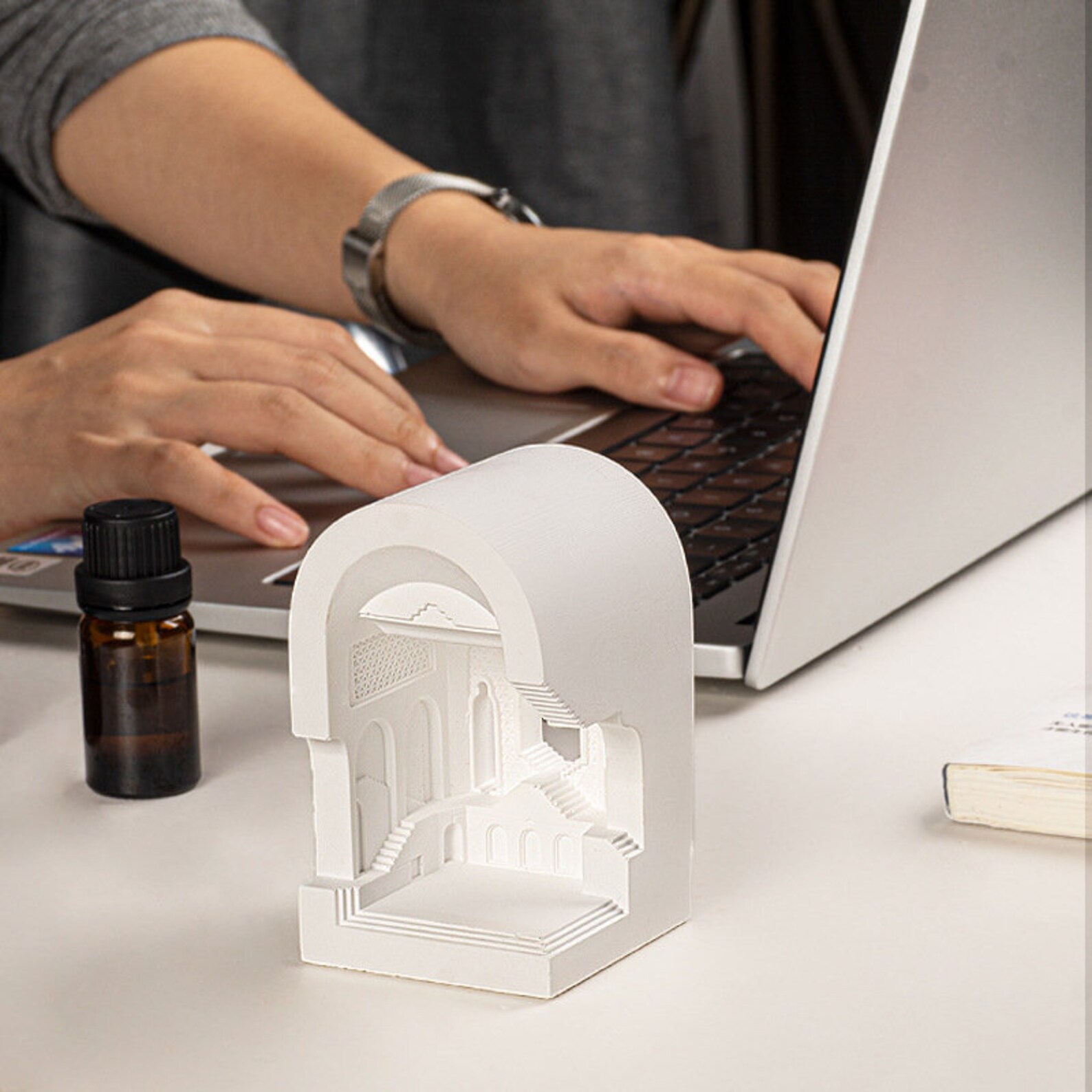 3D European Castle Palace Diffuser Stone Silicone Mold Diy Scented ...