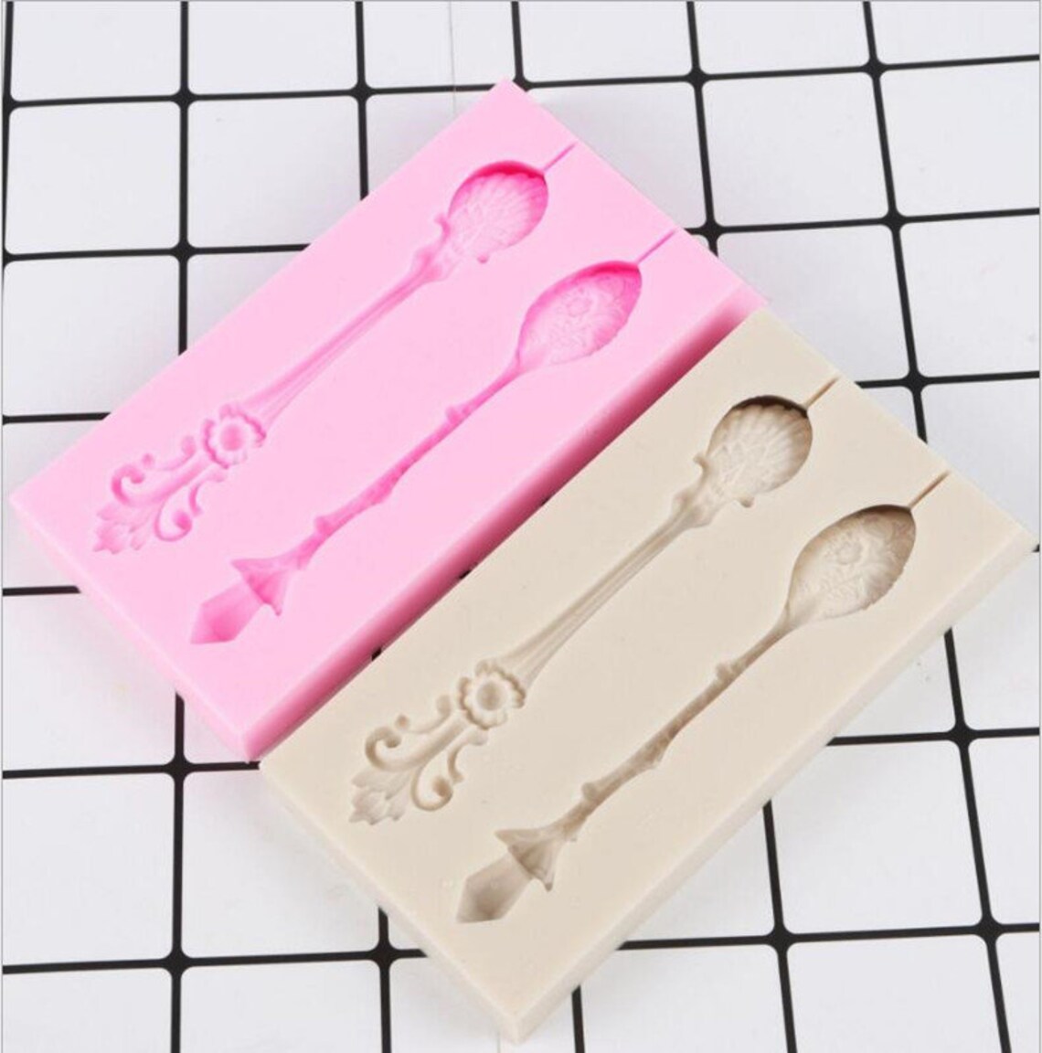 Creative Small Spoon Handmade Soap Silicone Mold Fondant Cake | Etsy