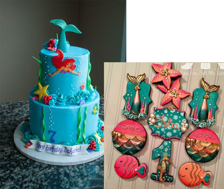 2pcs/set Fish Tail and Fish Scales Cartoon Fondant Cake Molds | Etsy