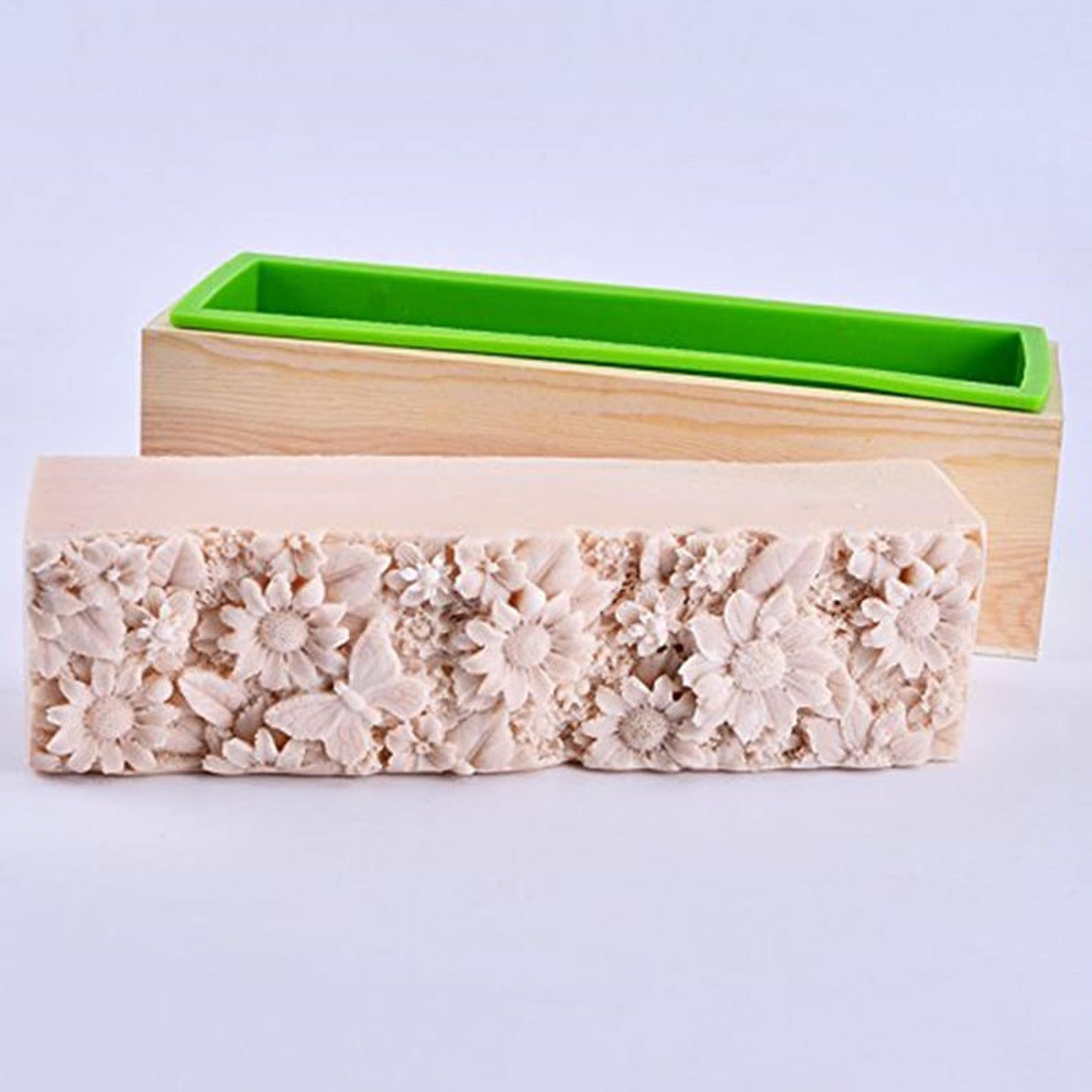D0021 Silicone Loaf Soap Craft Embossed Soap Silicone Mold Set - Etsy