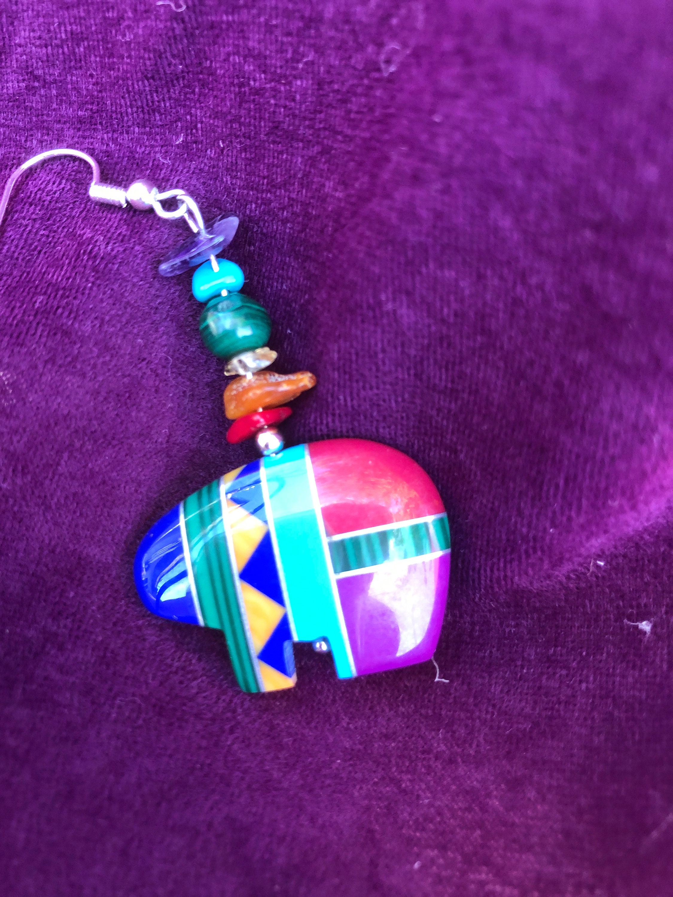 Native America Inlay Stone Set - Etsy UK