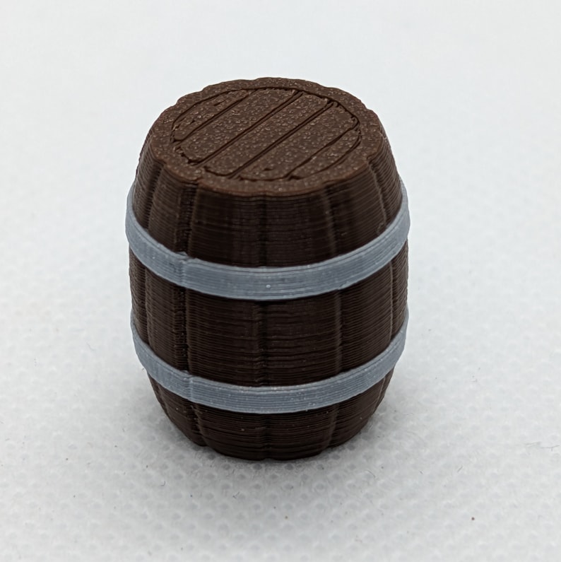 Set of 15 Dual-tone Beer Barrel / Wine Cask Token for Board / Tabletop ...