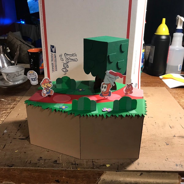 Paper Mario Diorama - Etsy