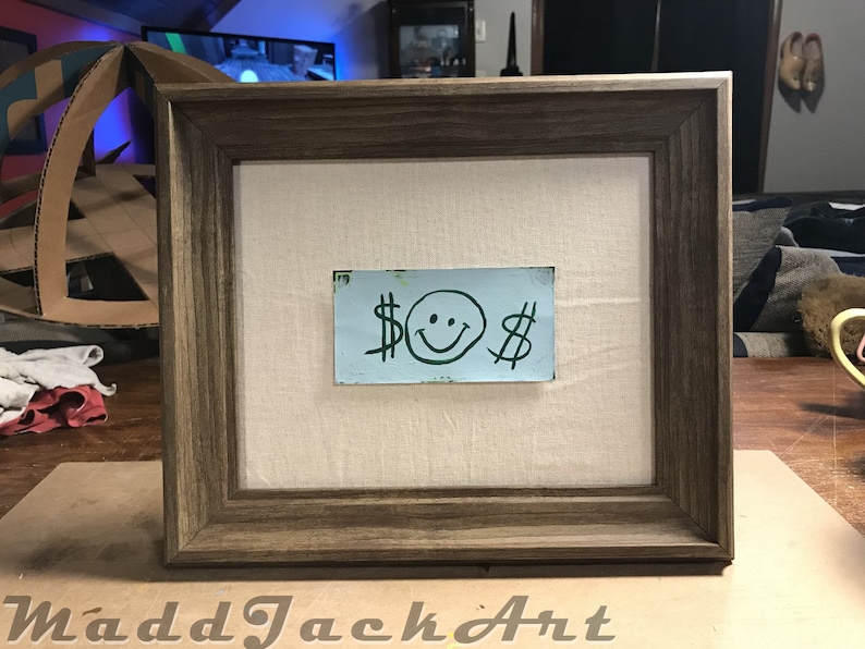 Spongebob Squarepants Mr. Krabs' First Dollar Painted Replica - Etsy