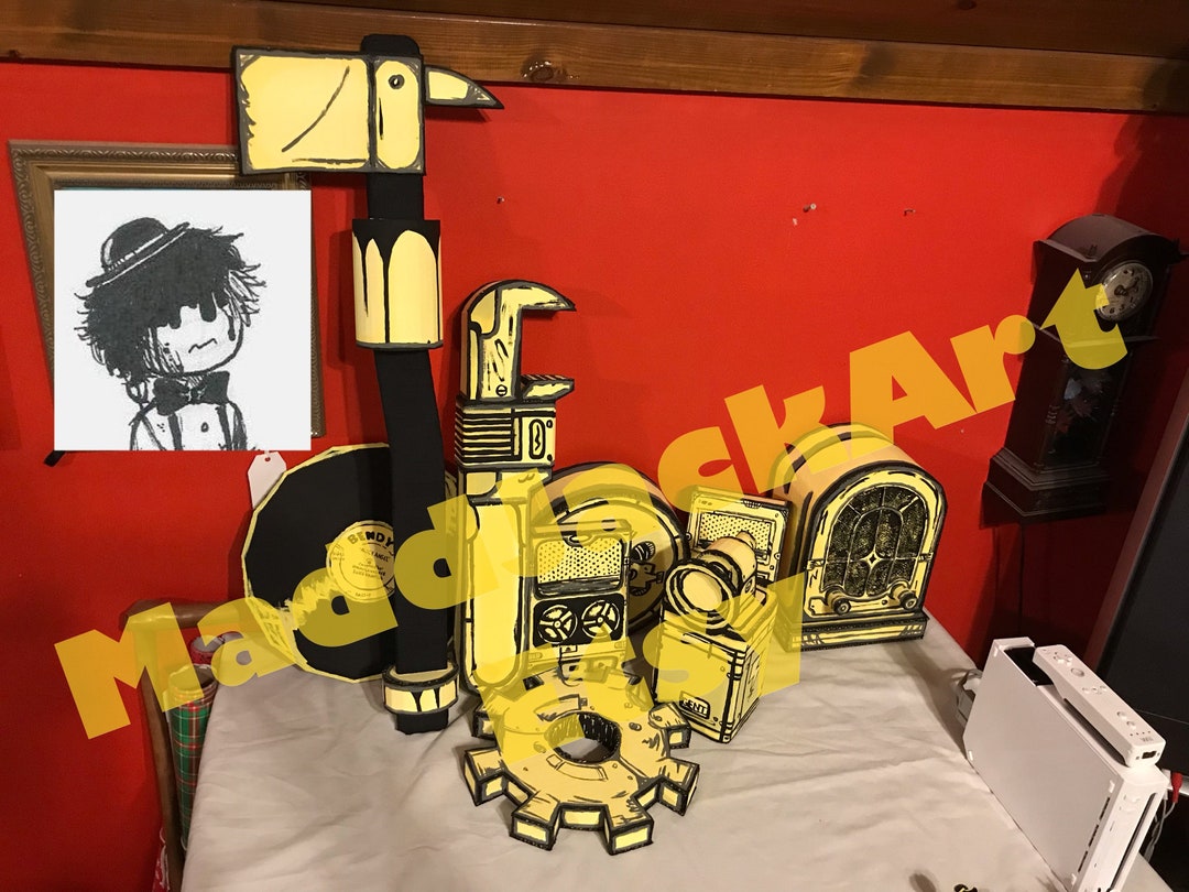 Bendy and the Ink Machine Props - Etsy UK