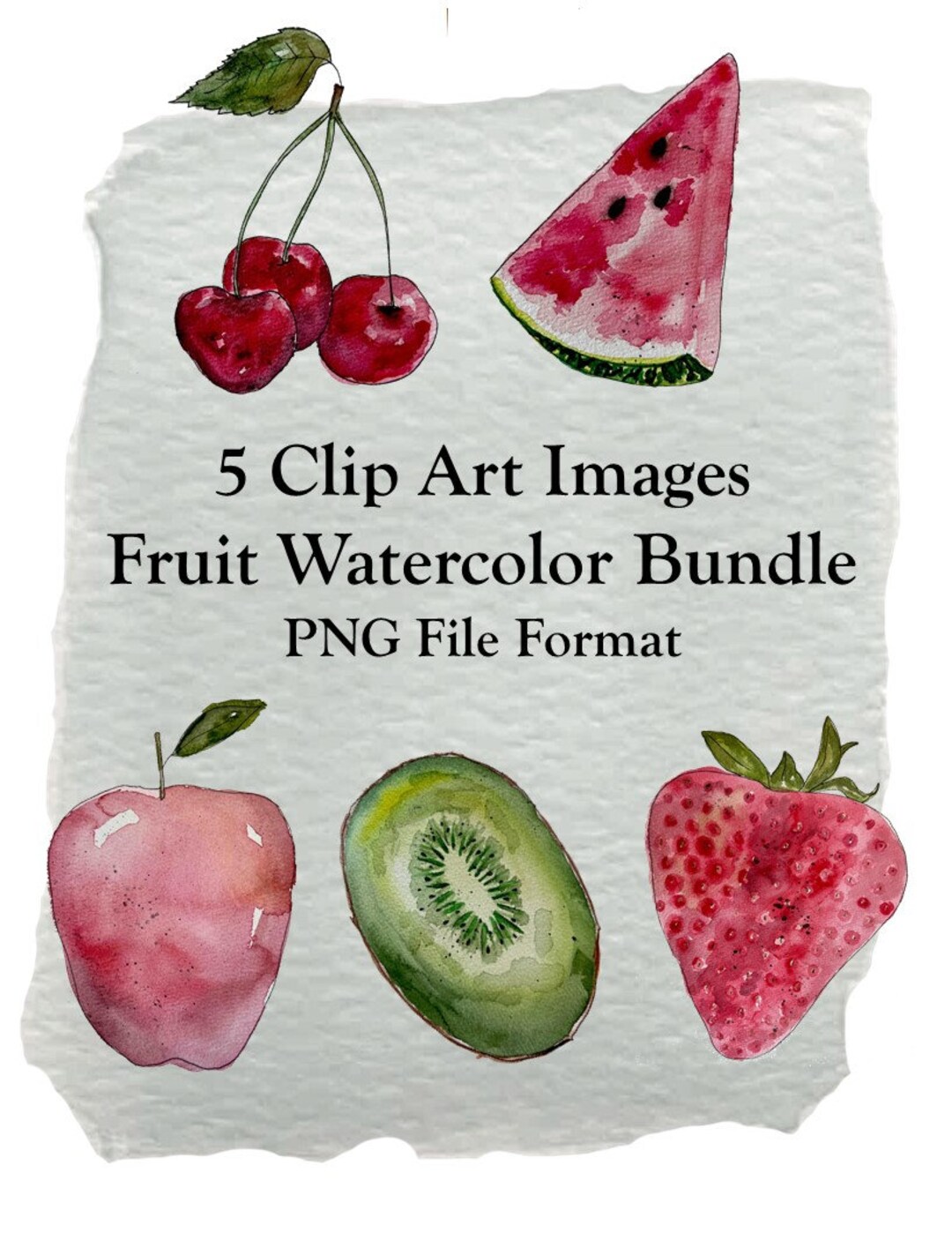 Fruit PNG Clip Art Bundle Watercolor Fruit Fruit Clip Art - Etsy