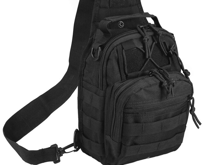 Black Outdoor Tactical Backpack Military Sport Pack Shoulder - Etsy