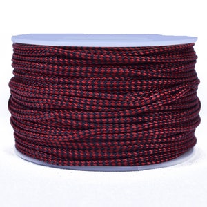 Firefighter Red - Micro Cord 1.18mm 125 or 1000 Foot Spool - Made in ...