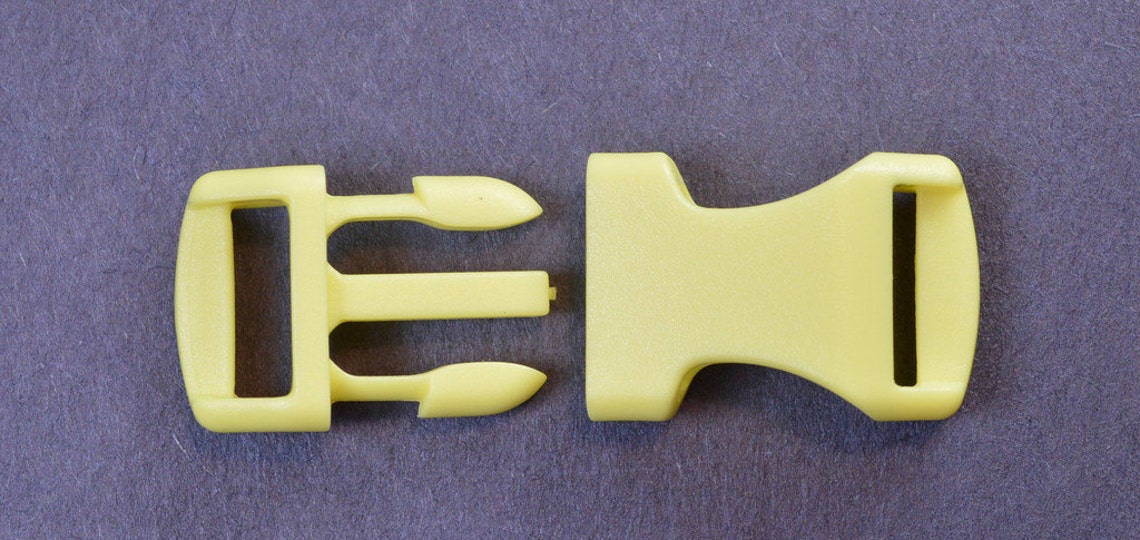 Yellow 1/2 Inch Plastic Paracord Buckles - Etsy