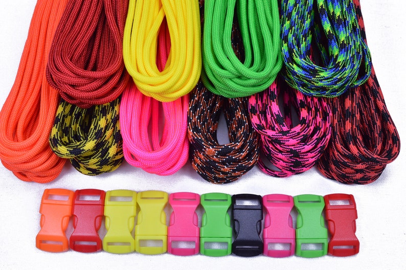Paracord Starter Combo 10 Foot Bundle Kits 10 Paracord Combo - Etsy